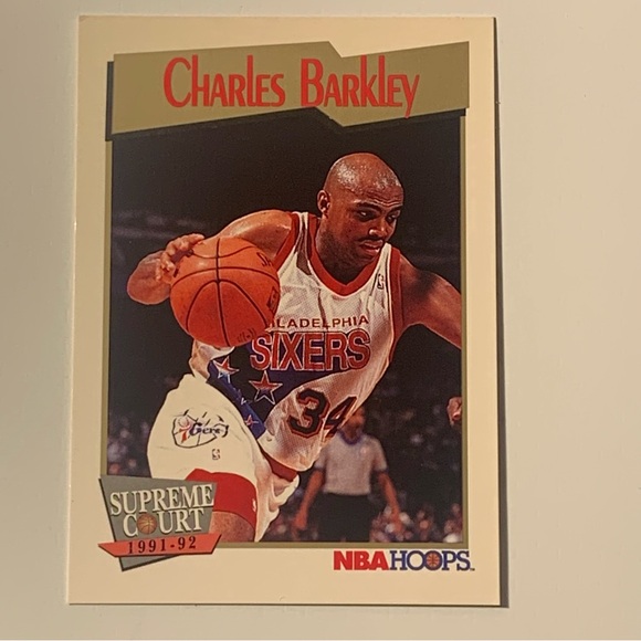 NBA HOOPS | Toys | 991 Nba Hoops Philadelphia 76ers Charles Barkley 487 ...